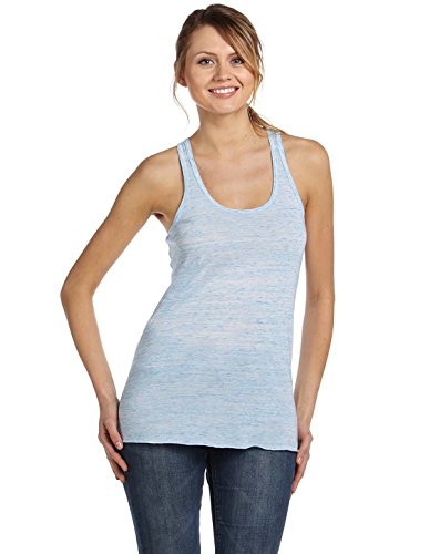Bella + Canvas Womens 3.7 oz. Flowy Racerback Tank (B8800) -BLUE MARBLE ...