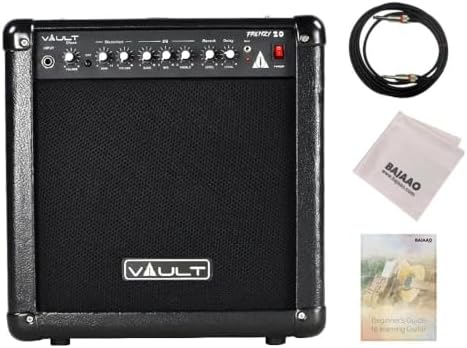 Vault Frenzy 20 Watt Guitar Combo Amplifier with Analog Distortion ...