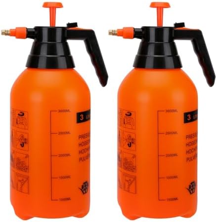 Amazon.com : 2Pack Handheld Garden Pump Sprayer, 2L Lawn & Garden ...