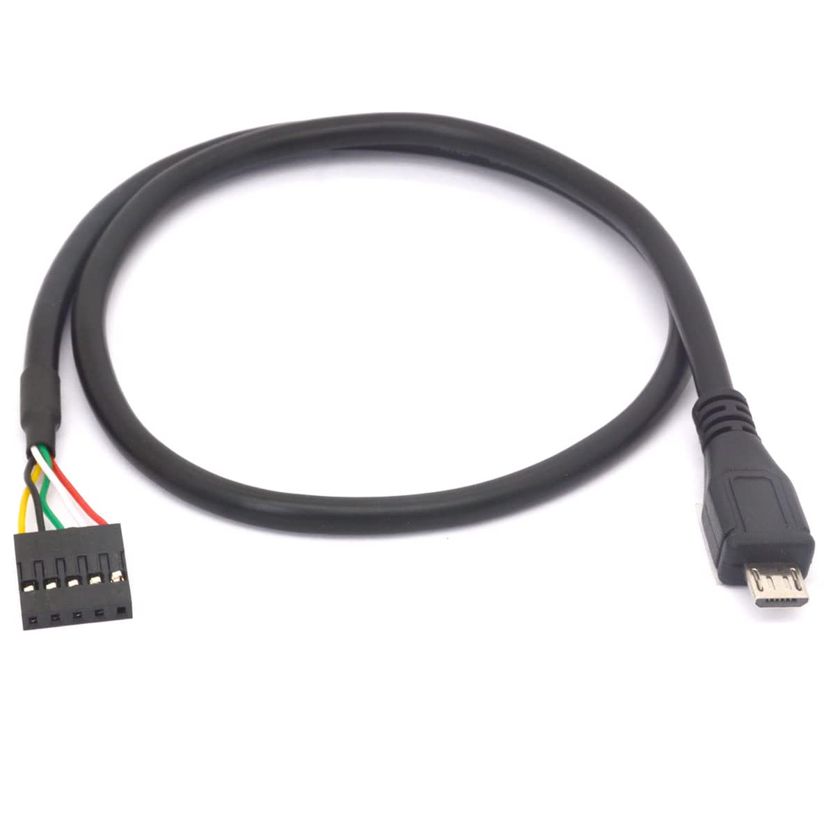 Dupont Extender Cable, 5 Pin Motherboard Female Header to Micro USB ...