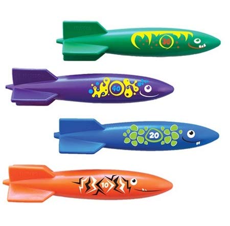 Ifavor123 Underwater Mini Torpedo Toys for Kids - Dive Splash Swimming ...