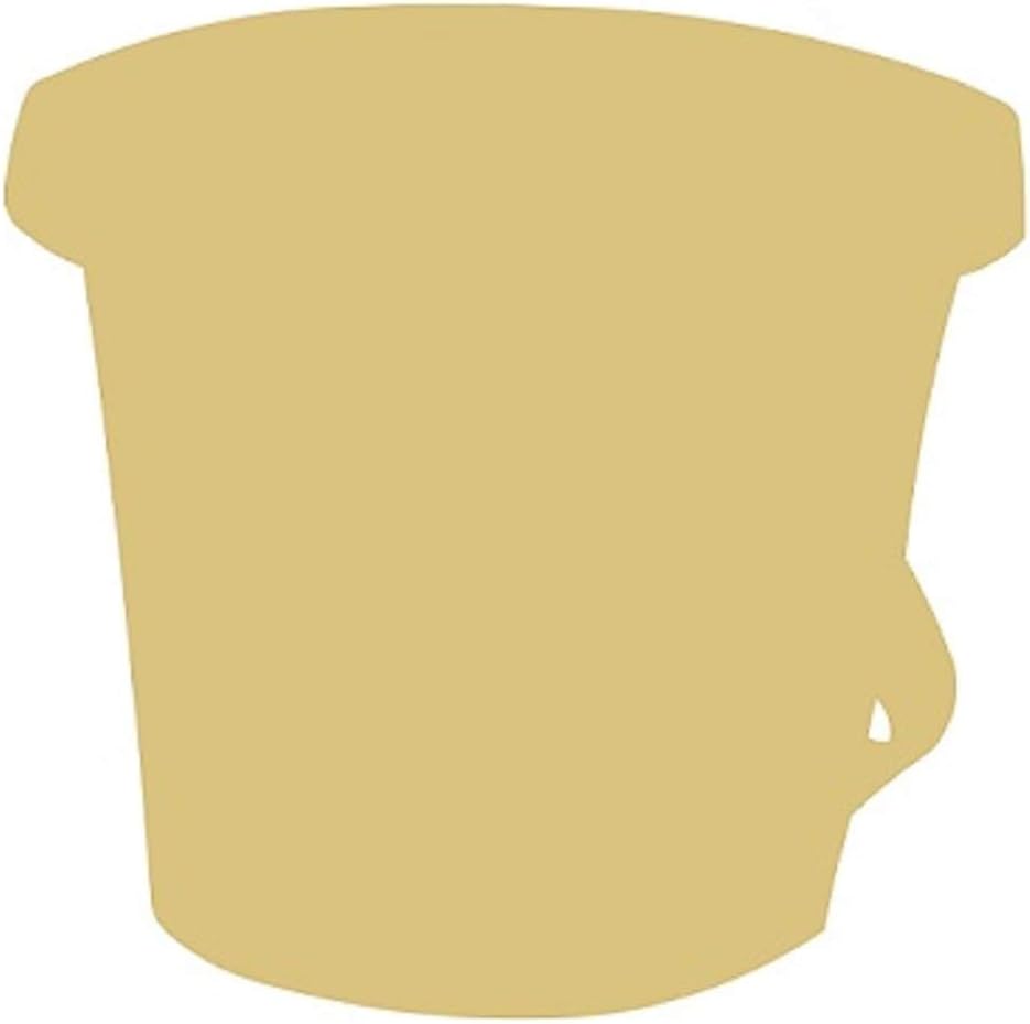 Amazon.com: Sand Bucket Cutout Unfinished Wood Nautical Decor Kids ...