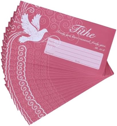 Amazon.com : Church Offering Envelopes - Cash Envelopes For Tithes And ...