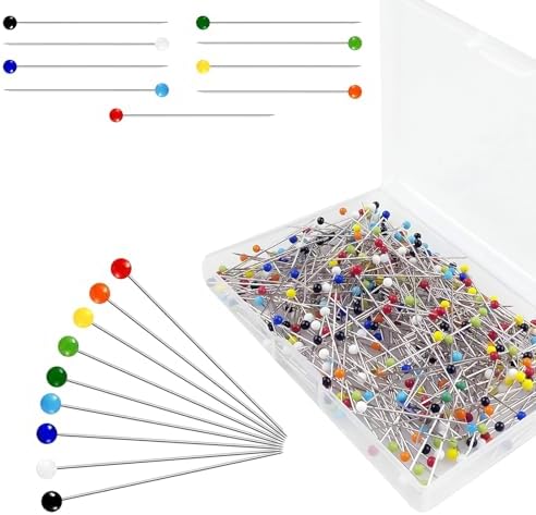 Quelcc Épingles Couture, 250 Pièces Epingles Couturiere Multicolores ...