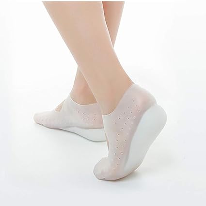 XGXQBS Height Increase Silicone Socks, Invisible Increased Heel Lifting ...