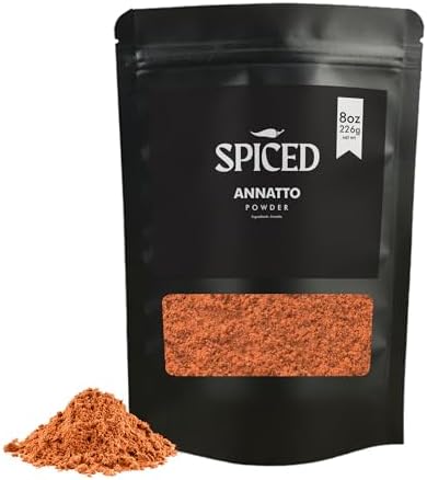 Amazon.com : Spicy World Annatto Powder 7 Oz Bag - Premium Ground ...