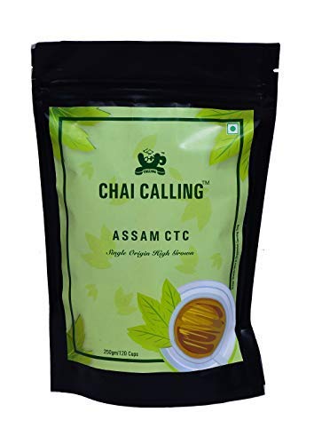Chai Calling Pure and Premium Assam CTC Tea ( Kadak) Makes (120 Cups ...