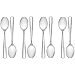 Amazon.com: Towle Living Texture 42-Piece Forged Stainless Steel ...