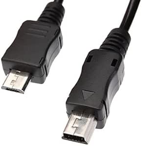 Amazon.com: Mini USB Male to Micro USB Male Retractable Data Cable ...