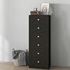 Amazon.com: Panana Modern 6 Drawer Vertical Dresser, Wood Tall Chest of ...