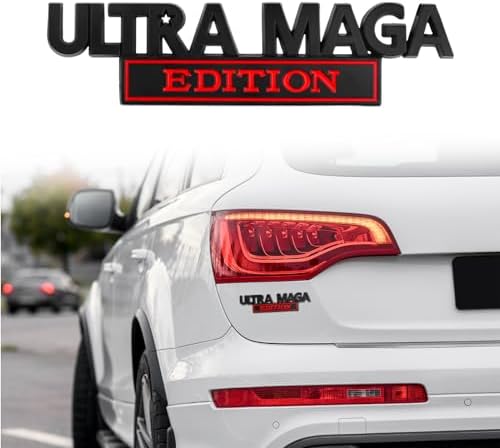 Amazon.com: Bestmoy Ultra MAGA Edition Emblems, Car Badge 3D Metal ...