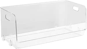 Amazon.com: Stackable Plastic Storage Bins Open Front, Clear Pantry ...