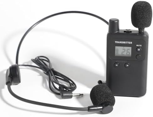Amazon.com: AGJ Wireless Tour Guide System Tour Guide Microphone, Tour ...