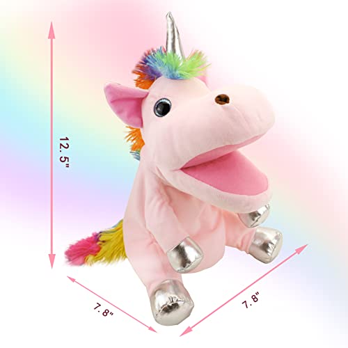 Unicorn Toys Unicorn Hand Puppet, Unicorn Stuffed Animals Hand Puppets ...