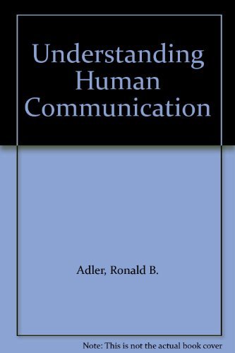 Understanding Human Communication: 9780195155167: Communication Books ...
