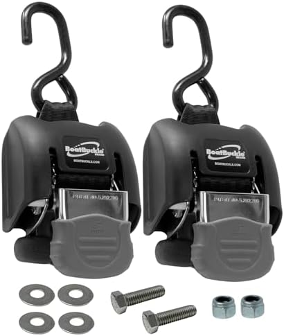 Amazon.com: BoatBuckle G2 Stainless Steel Retractable Transom Tie-Down ...