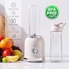 Amazon.com: Smoothie Blender with 6 Sharp Blades, Personal Mini Blender ...