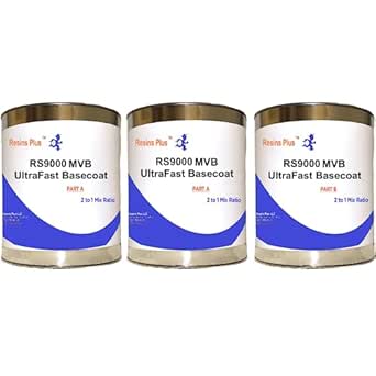 Resins Plus - RS9000 MVB Epoxy Fast BaseCoat 3 Gallon Kit | Grey ...