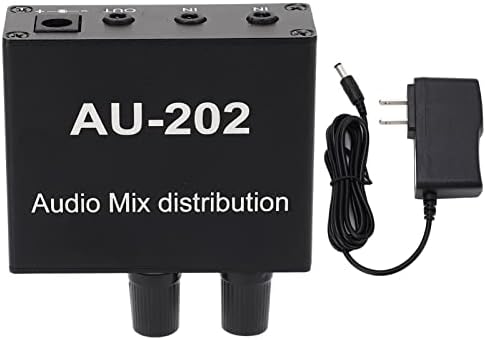 Amazon.com: Mini Audio Mixer Aluminum Alloy Stereo Audio Magnifier ...
