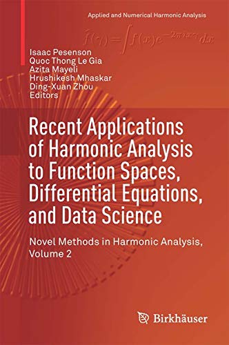 Amazon.in: Buy Recent Applications of Harmonic Analysis to Function Spaces, Differential ...