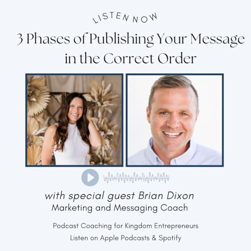 The 3 Phases of Publishing Your Message in the Correct Order with Brian Dixon [116] | Podcast ...