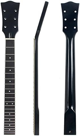 Amazon.com: Alnicov Electric Guitar Neck 22 Fret Mahogany Neck Maple ...