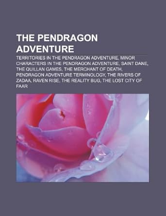 The Pendragon Adventure: Territories in The Pendragon Adventure, Minor ...