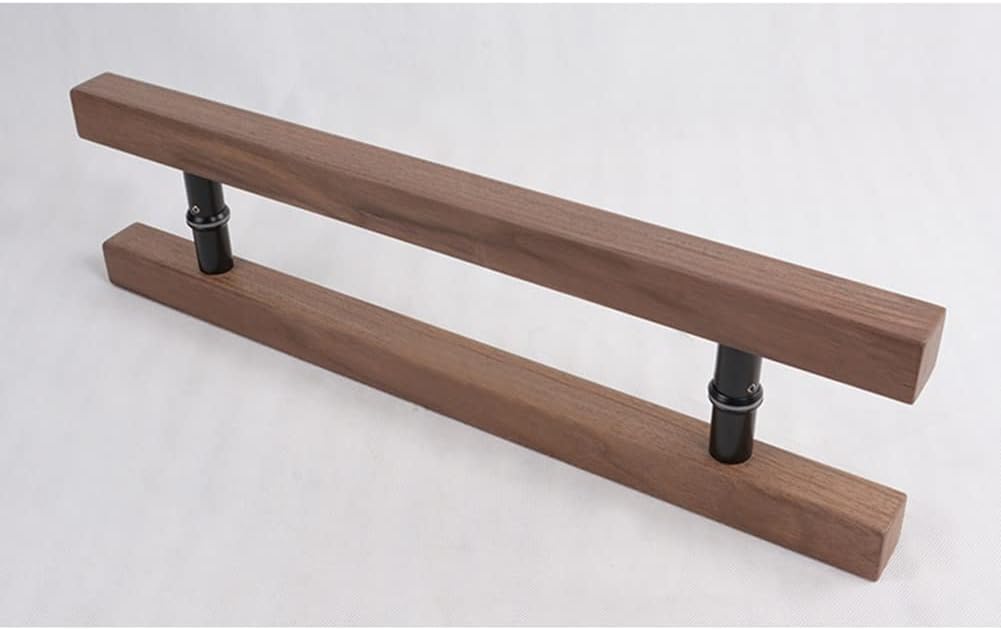 Amazon.com: Square Shape Wood Entry Door Handle Bar Ladder Pull Shower ...