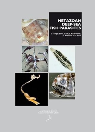 Metazoan Deep-Sea Fish Parasites: 9783936616613: Amazon.com: Books