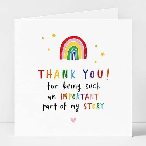 Thank You for Being an Important Part of My Story Card, Appreciation ...