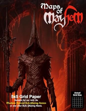 Maps of Mayhem: 5x5 Square Grid: Publishing, Dreadnaught: Amazon.com: Books