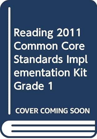 Reading 2011 Common Core Standards Implementation Kit Grade 1 : Amazon ...