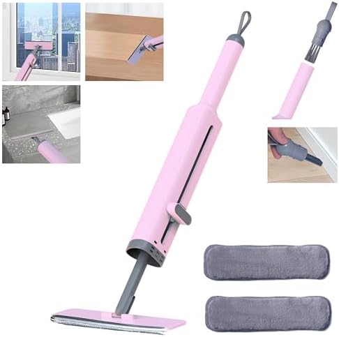 Amazon.com: Portable Mini Mop, 360° Rotatable Self-Squeeze Hand Wash ...