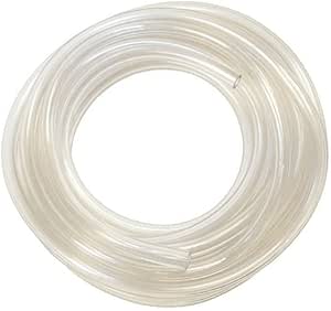 Amazon.com : (AM) Clear PVC Fuel LINE TUBING 25 FT Length 1/4" ID for ...