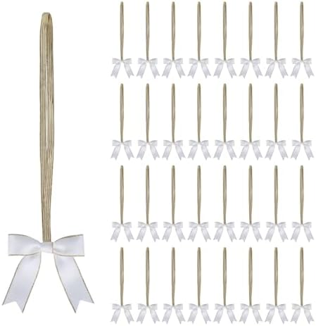 Amazon.com: Meseey 30pcs 8 Inch Gold Stretch Elastic Loops with White ...