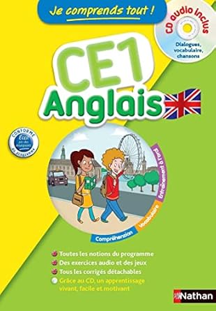 Je comprends tout ! Anglais CE1 7-8 ans CDA inclus : Guillore-Chotard ...