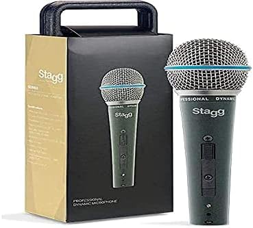 Stagg SDM70 Professional Cardioid Dynamic Microphone, 3-Pin XLR ...