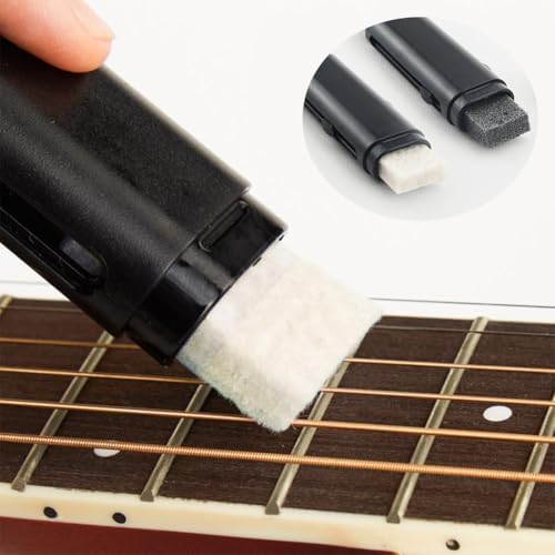 Amazon.com: Dual Head Guitar Strings Cleaner Eraser - Rust Remover with ...