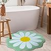 Amazon.com: Apioiqa Daisy Flower Shaped Rugs 39.4" Cute Tufted Floral ...