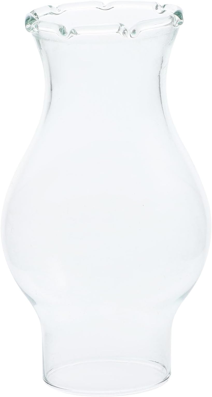 GXFCCYXT Small Oil Lamp Chimney 2 1/8 Inch Base by 7 1/8 Inch Height ...