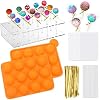 Amazon.com: 302Pcs Cake Pop Mold Set, Hoedia 12 Cavity Silicone Cake ...