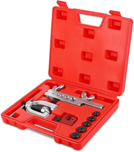 Brake Line Flaring Tool Kit with Tubing Cutter,Auto Repair Flanging And ...