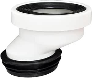 RANRAO WC Connection Nozzle, Angle WC Connector,Connection Toilet Pipe ...