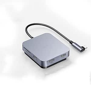 Amazon.com: 5 in 1 Type UGREEN USB C HUB to USB 3.0 5Gbps TF/SD Card ...