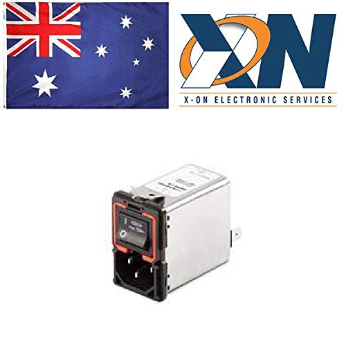 AC Power Entry Modules 4A DUAL STAGE FILTER FLANGE MOUNT: Amazon.com ...