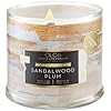 Amazon.com: CLCo by Candle-lite Wood Wick Scented Candles, Sandalwood ...