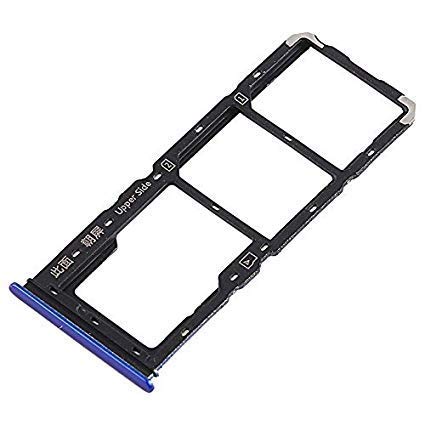 DOCILE Dual SIM Tray Sim Card Slot Holder Compatible for VIVO Y11(Blue ...