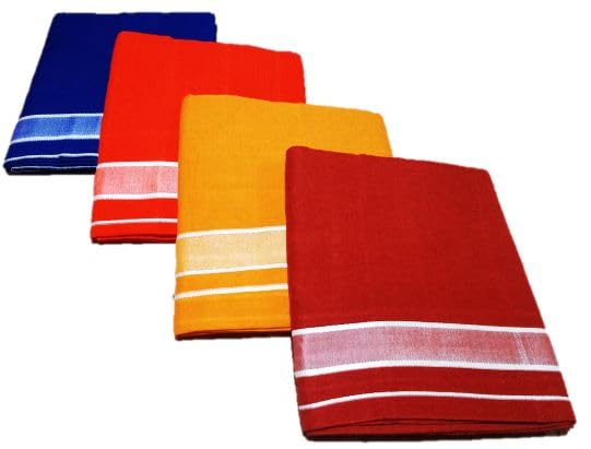Mens Cotton Home Handloom Dhoties | Temple | Devotional Wear | Cotton ...