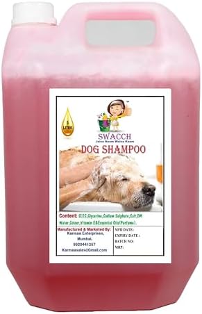 Buy Swacch Dog Shampoo (5 Liters) Strawberry Online at Low Prices in ...