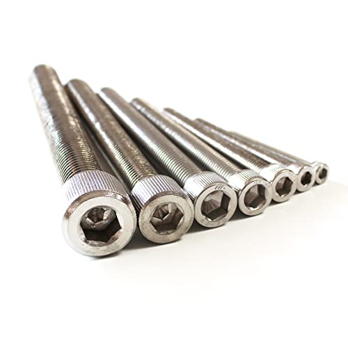 Stainless Steel Socket Cap Head M6 Bolt (Size : M6x160mm 4pcs): Amazon ...